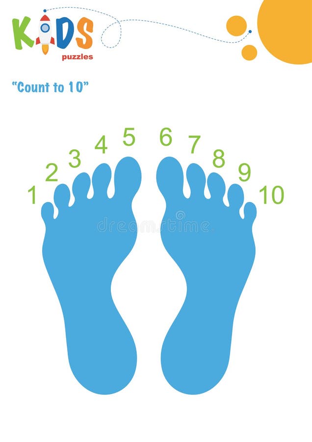 Learning Numbers Worksheet. Math Worksheet Match the Right Answer Stock ...