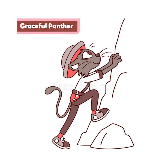 Learning Panther in Well-Rested State Stock Photo - Illustration of ...