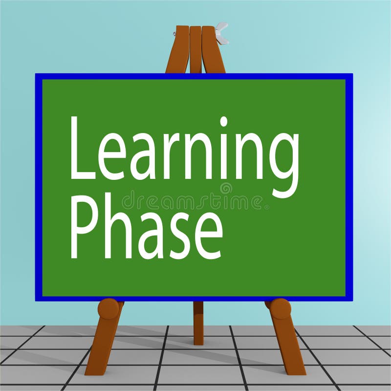Learning Phase concept stock illustration. Illustration of state ...