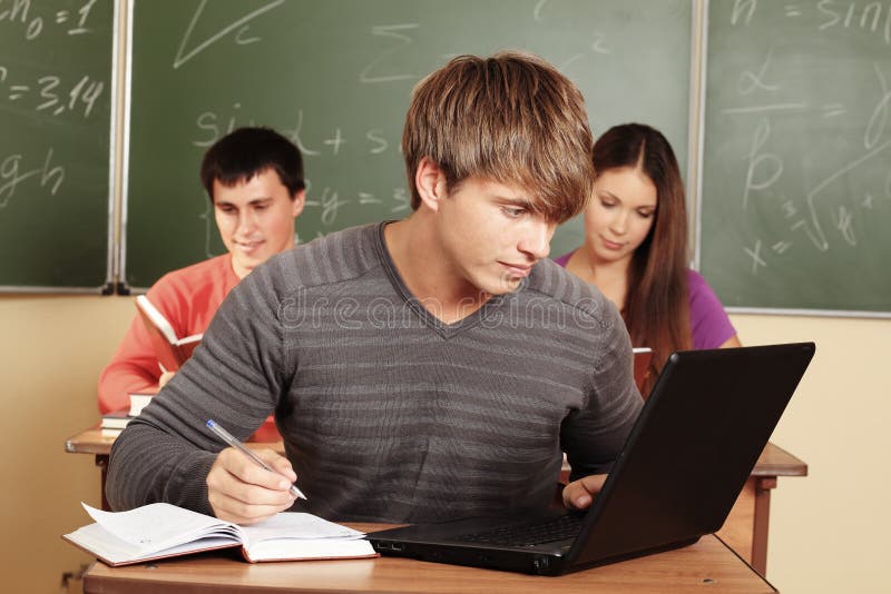 Learning process stock photo. Image of notes, classmates - 10966122