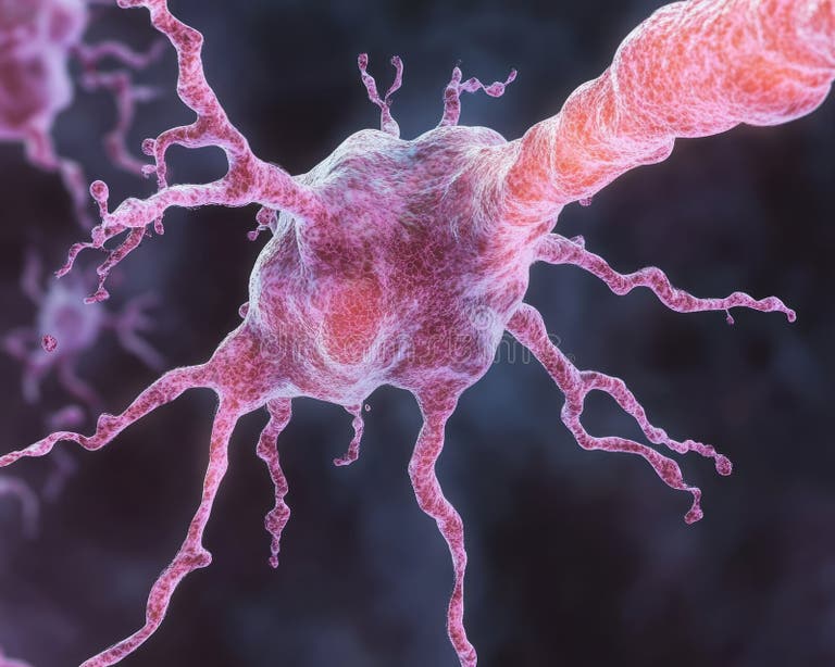 Learning Process As Neural Connections. Abstract Concept of Education ...