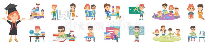 Learning Process and Development. Stock Vector - Illustration of vector ...