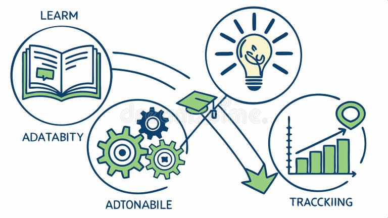 Learning Process Flowchart, Education and Knowledge Concept Vector ...
