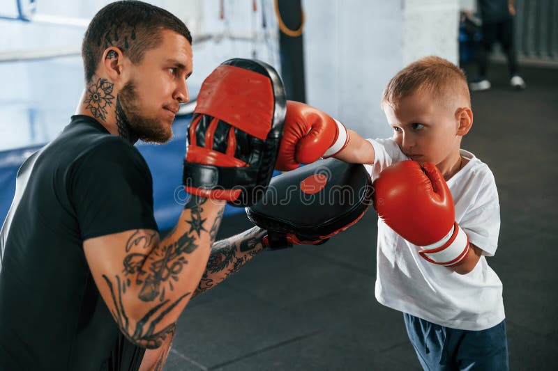 Learning Process. Punching the Hand Stock Image - Image of caucasian ...