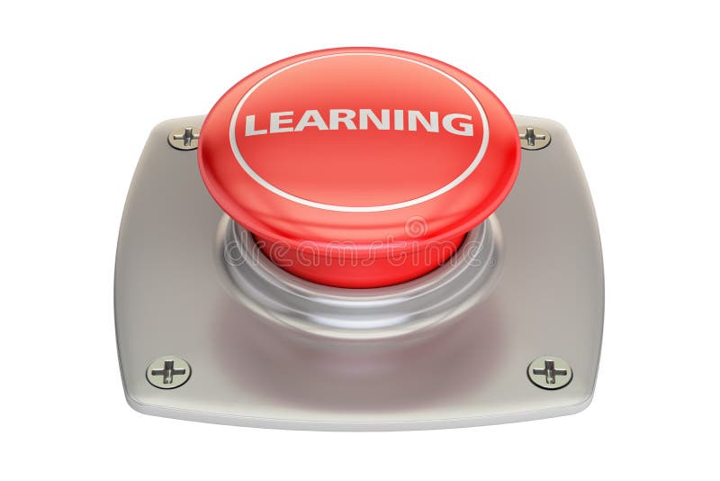 Learning Red Button 3d Rendering Stock Illustrations – 205 Learning Red ...