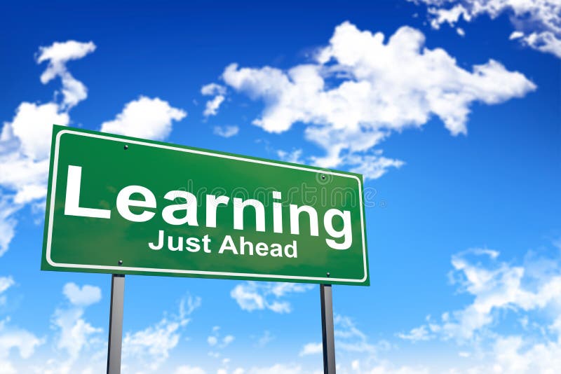 Learning road sign stock image. Image of location, learning - 107734435