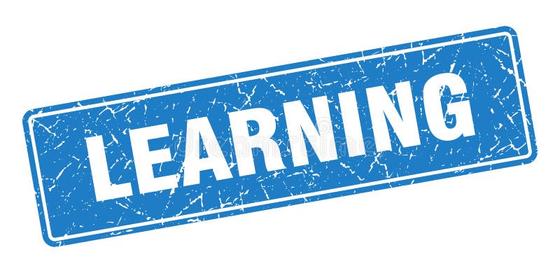 Learning Sign. Learning Grunge Stamp Stock Vector - Illustration of ...