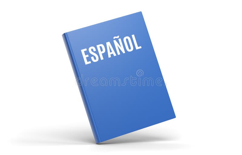 Book with spanish flag stock illustration. Illustration of read - 117625748