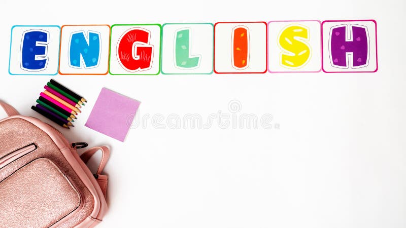 Learning Speaking and Teaching English on School. English World on ...