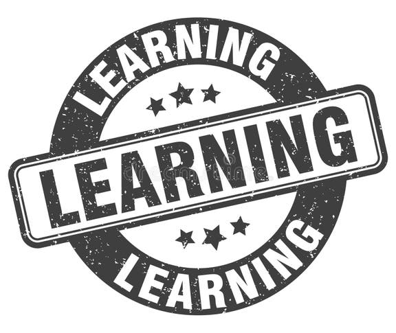 Learning Stamp. Learning Label. Round Grunge Sign Stock Vector ...