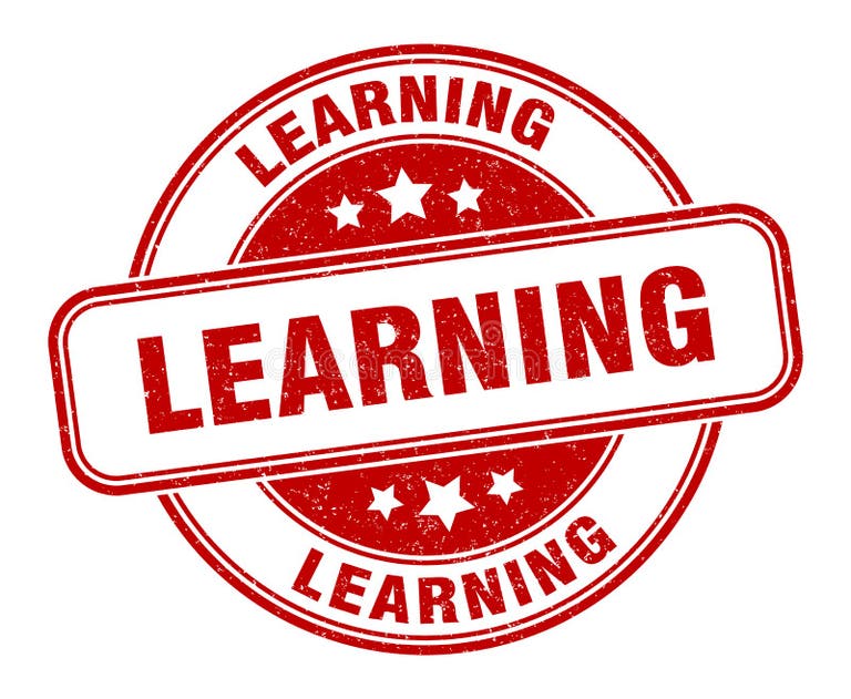 Learning Stamp. Learning Round Grunge Sign Stock Vector - Illustration ...
