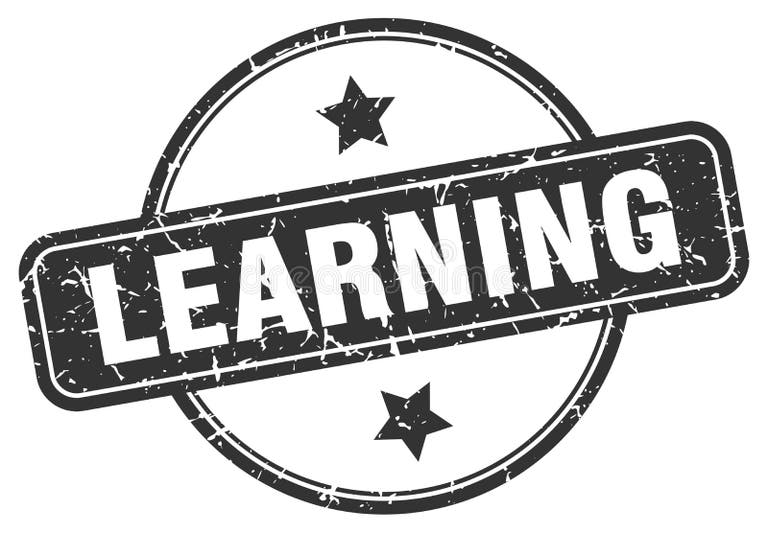 Learning Stamp. Learning Round Grunge Sign Stock Vector - Illustration ...