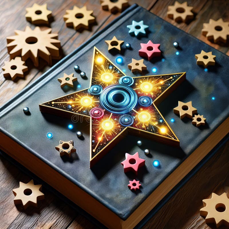 Learning Star Its Design Evolves Slightly Over Time Symbolizing Stock ...