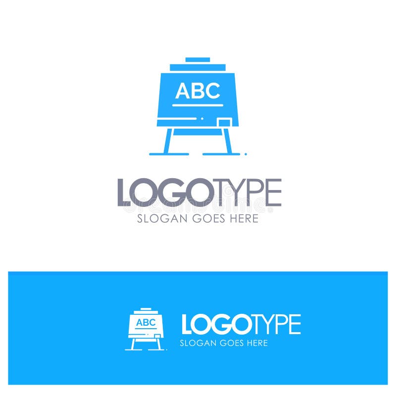 Learning, Teacher, Abc, Board Blue Logo Vector Stock Vector ...