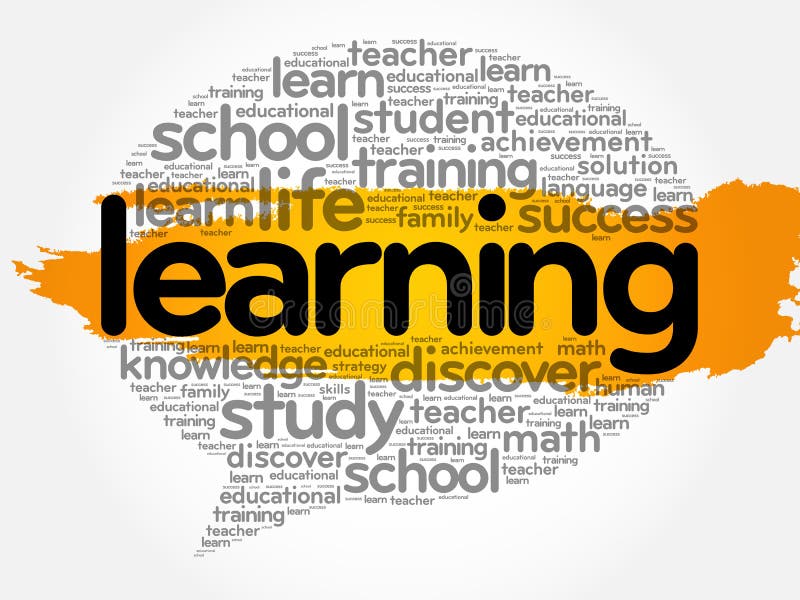 Learning Think Bubble stock illustration. Illustration of concept ...