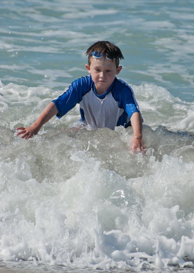Learning to body surf stock photo. Image of beauty, summer - 22724554
