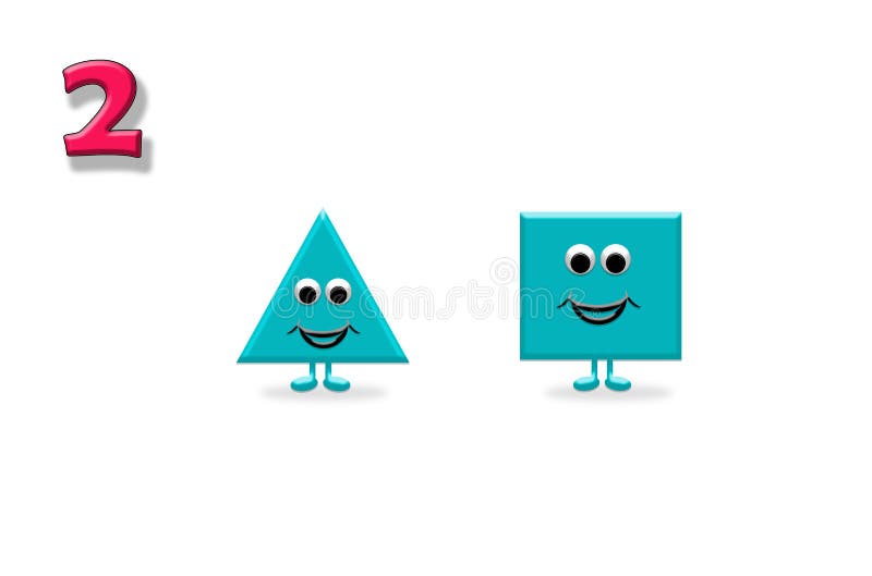 Basic Shapes Learning Math Visual Puzzle Stock Vector - Illustration of ...