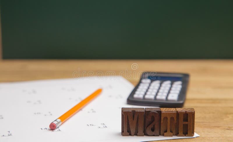 Learning to Do Math stock image. Image of space, learning - 119656557