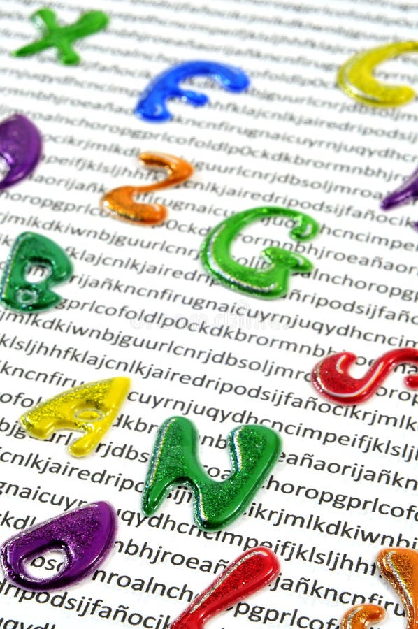 Learning To Read and To Write Stock Photo - Image of play, acquisition ...