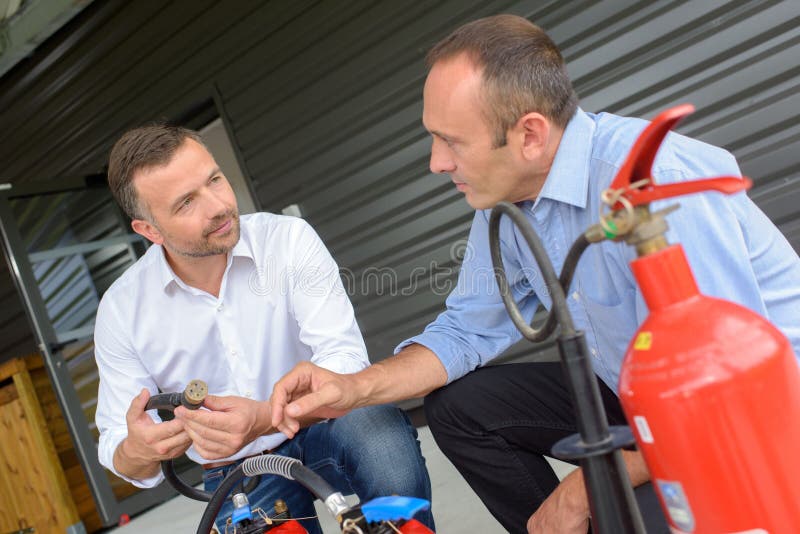 Learning To Take Control Fire Emergency Stock Image - Image of rescue ...