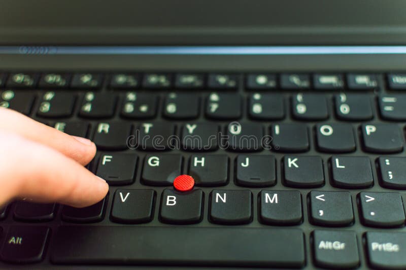 Qwerty Keyboard Closeup Photography Stock Image - Image of program ...
