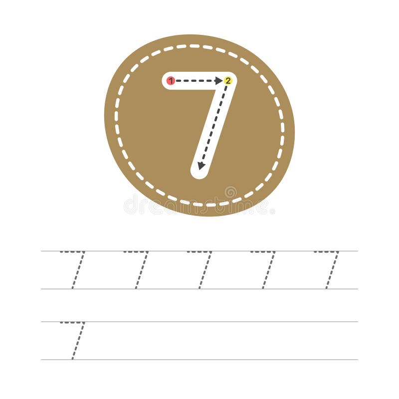 Numbers Writting Vector Stock Illustrations – 57 Numbers Writting ...