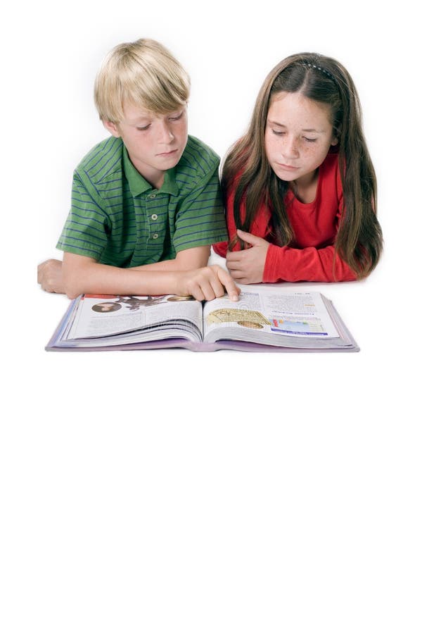 Learning together stock photo. Image of learning, freckles - 11644674