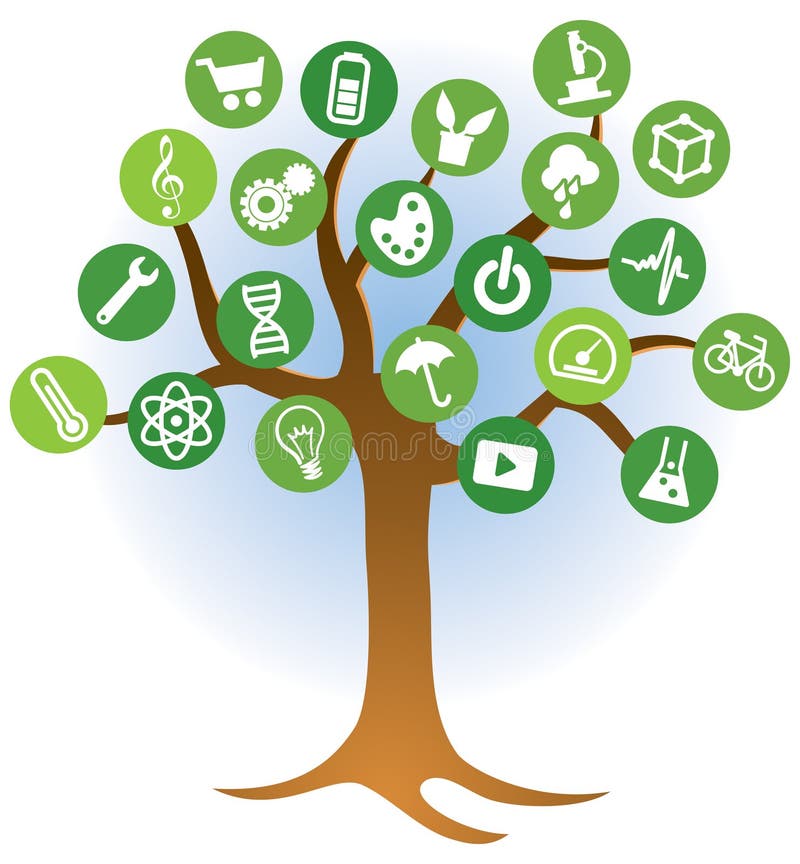 Learning Tree Logo stock vector. Illustration of skill - 47303422