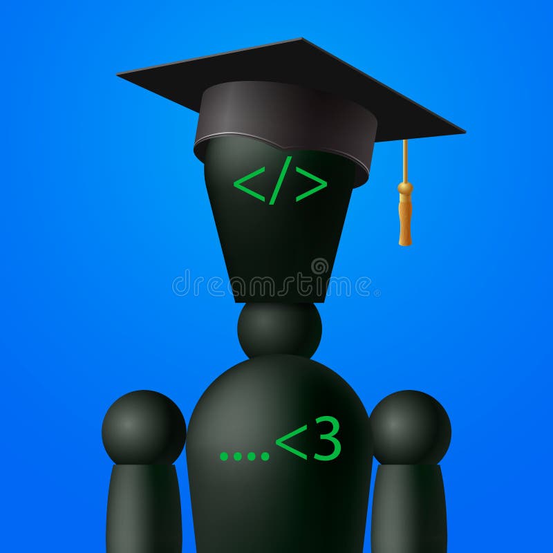 Learning Web Design And Coding Programming School Stock Vector