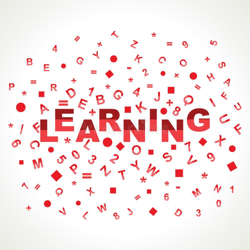 E-Learning word cloud stock illustration. Illustration of concept ...