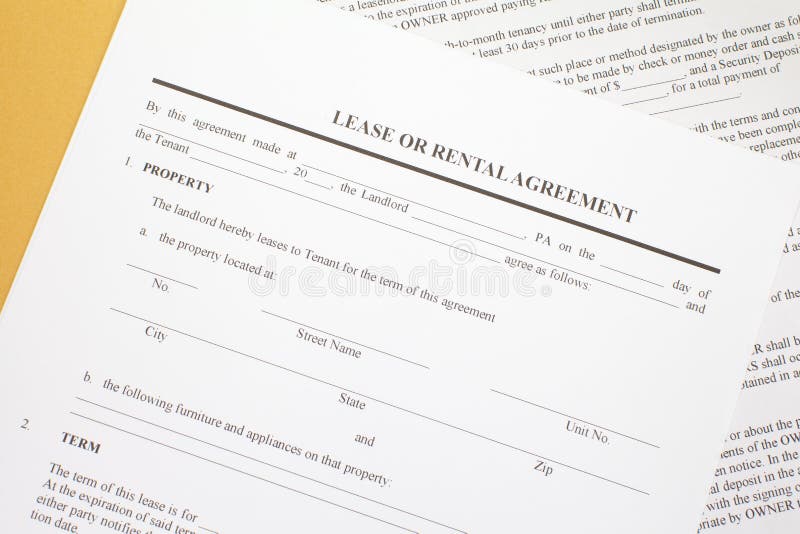 Lease Agreement stock photo. Image of lease, lawyer, insurance - 7925746