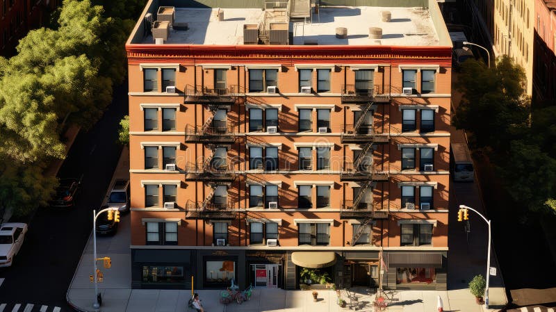 Lease Apartment Building Flat Stock Illustration - Illustration of ...