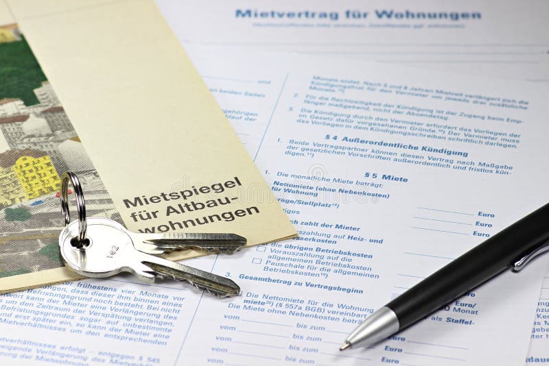 Lease contract stock image. Image of home, blank, realtor - 93365519