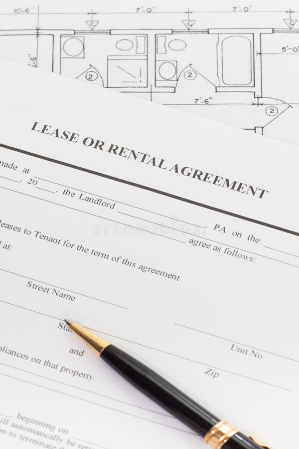 Lease agreement stock image. Image of horizontal, rental - 32529767