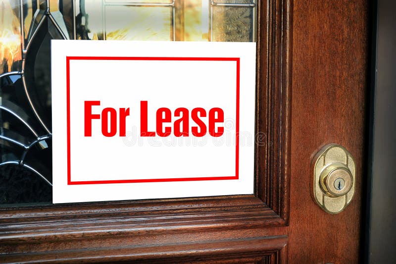 For lease sign stock photo. Image of brick, recession - 8452774