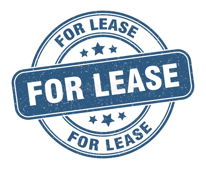 For Lease Stamp. for Lease Label. Round Grunge Sign Stock Vector ...