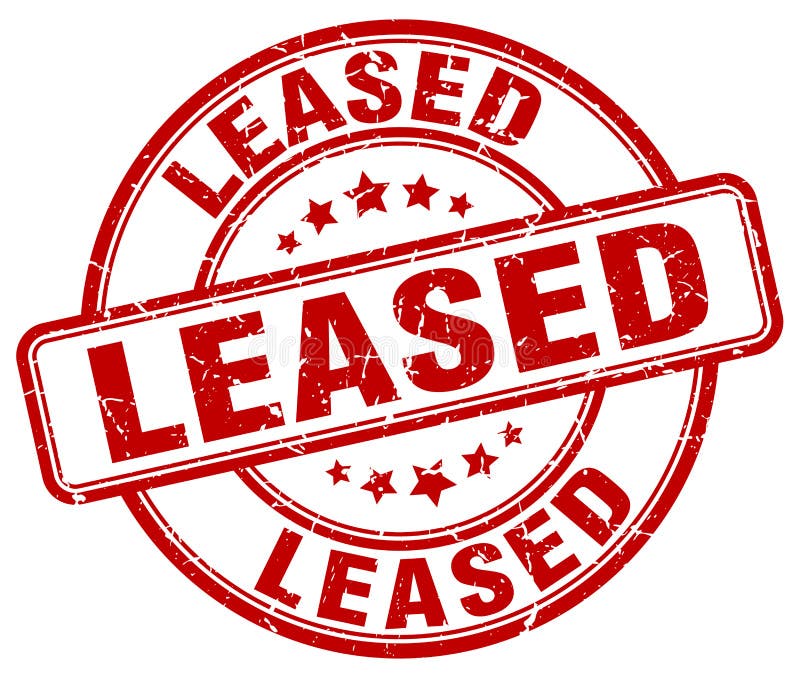 Leased red grunge stamp stock vector. Illustration of circle - 89441658