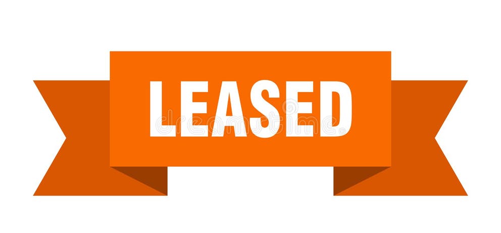 Leased ribbon. stock vector. Illustration of orange - 191264193