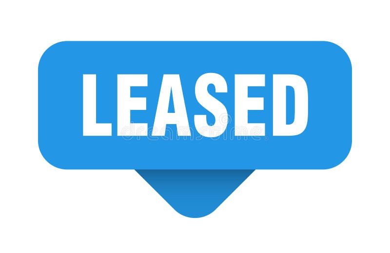 Leased Sticker. Leased Sign on Transparent Background Stock Vector ...