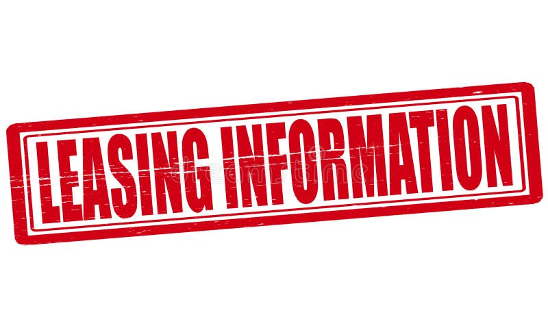 Leasing information stock illustration. Illustration of report - 109531251