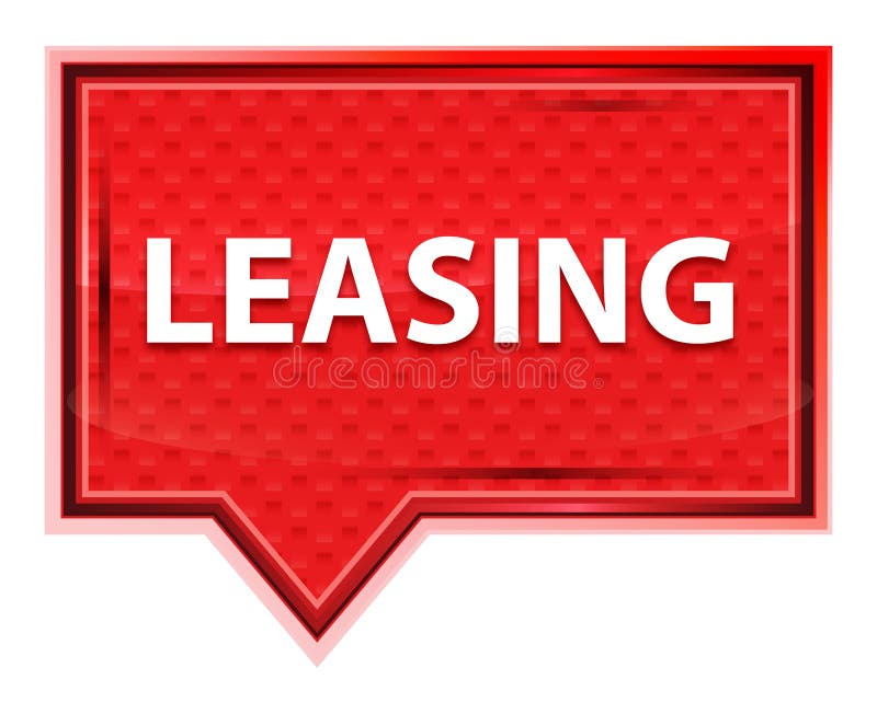 Leasing Misty Rose Pink Banner Button Stock Illustration - Illustration ...