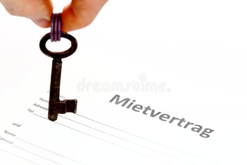 Leasing symbol with key stock photo. Image of legal - 125404060