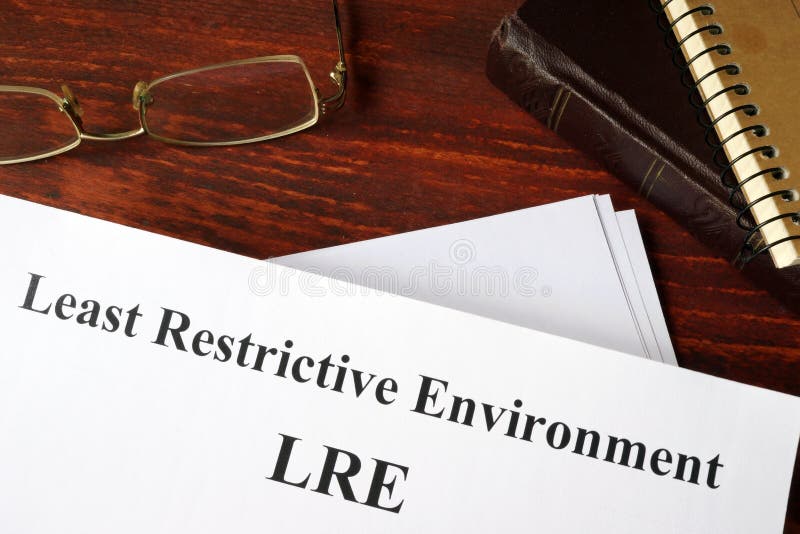 Least Restrictive Environment LRE. Stock Photo - Image of disabled ...