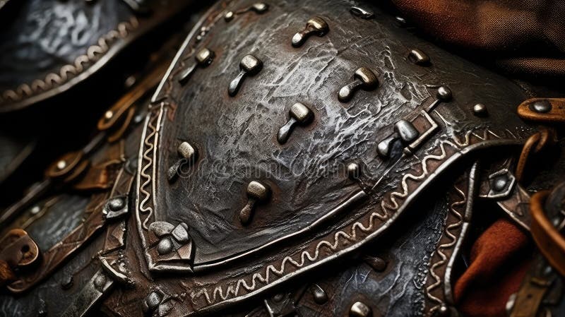 Leather armor texture stock illustration. Illustration of durability ...