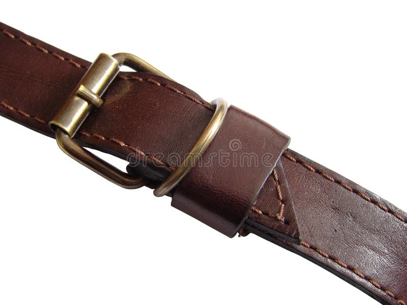 Scratched Worn Leather Texture with Seam Belt Stock Image - Image of ...