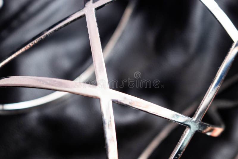 Leather Black Fabric and Metal Stock Image - Image of dissatisfied ...