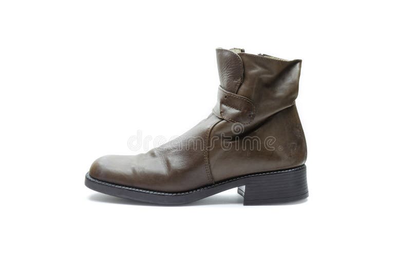 Leather boot stock image. Image of dress, fashion, foot - 39009063