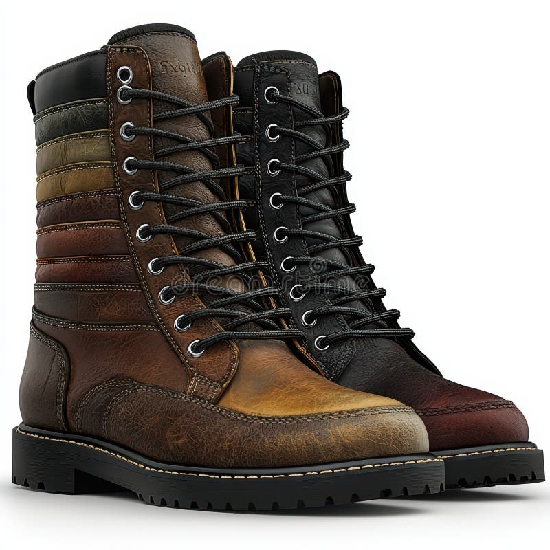 Leather Boots stock illustration. Illustration of fall - 338926316