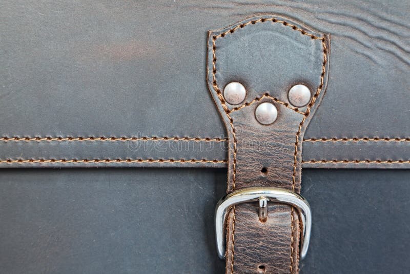 Leather briefcase stock image. Image of skin, dark, texture - 19779891