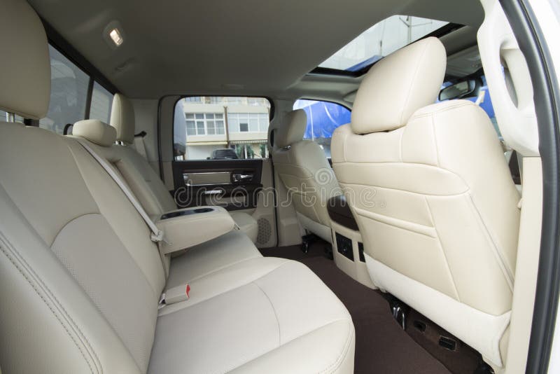 Leather car interior stock image. Image of interior, vehicle - 67638961